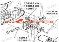 China For Vector 7000 VT7000 Spare Parts 112089 Rear Roller D=13 thickness=1,7 2.4X7 for sale