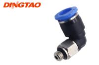 China 054811 Pneumatic L Plug Screw QSML - M5 - 6 Auto Cutter Parts For Bullmer Cutter for sale