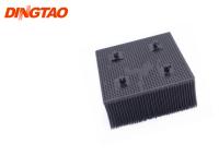 China 92910001 GTXL Spare Parts GT1000 Cutter Bristle 1.6'' Poly Square Foot Black for sale