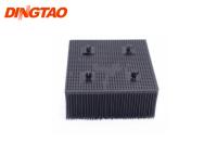 China 92910001 GTXL Spare Parts GT1000 Cutter Bristle 1.6'' Poly Square Foot Black for sale