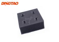 China 92910001 GTXL Spare Parts GT1000 Cutter Bristle 1.6'' Poly Square Foot Black for sale
