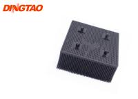 China 92910001 GTXL Spare Parts GT1000 Cutter Bristle 1.6'' Poly Square Foot Black for sale