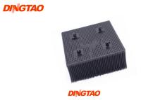 China Auto Cutter Parts For GTXL GT1000 Bristle 1.6'' Poly Round Foot Black 92910001 for sale