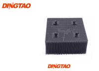 China Auto Cutter Parts For GTXL GT1000 Bristle 1.6'' Poly Round Foot Black 92910001 for sale