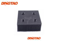 China Auto Cutter Parts For GTXL GT1000 Bristle 1.6'' Poly Round Foot Black 92910001 for sale