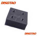 China Auto Cutter Parts For GTXL GT1000 Bristle 1.6'' Poly Round Foot Black 92910001 for sale
