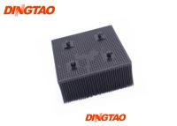 China Auto Cutter Parts For GTXL GT1000 Bristle 1.6'' Poly Round Foot Black 92910001 for sale