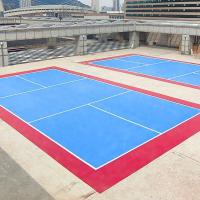 China 3D Printed Durable Pickleball Court with Customizable Thickness Anti-Slip Surface and Portable Design for Indoor Outdoor Sports for sale