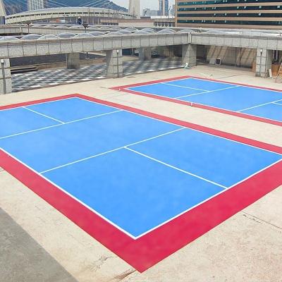 China 3D Printed Durable Pickleball Court with Customizable Thickness Anti-Slip Surface and Portable Design for Indoor Outdoor Sports for sale