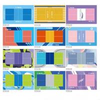 China Custom Size Non-Slip Durable Pickleball Court PVC Acrylic Floor for Indoor Outdoor Sports for sale
