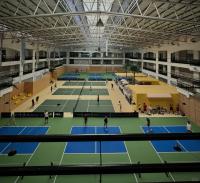 China Non-Slip Waterproof PVC/Acrylic Pickleball Court Floor with Customizable Size for Indoor/Outdoor Use for sale