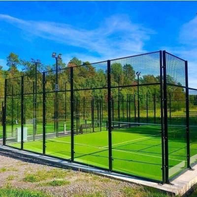 China Custom Durable Padel Court with Stainless Steel Construction and Modular Design for Professional Training for sale