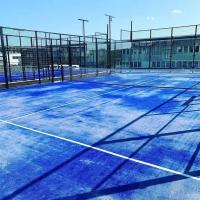 China 10+ Years Life 10x20M Powder Coat Padel Court Durable Padel Tennis Court for Schools Factory Price for sale