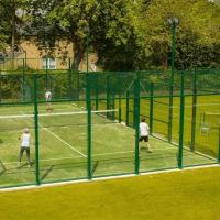 China 10+ Years Life 10x20M Powder Coat Padel Court Durable Padel Tennis Court for Schools Factory Price for sale