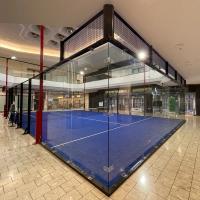 China Custom Durable Padel Tennis Court Set with Weather Resistant Stainless Steel Frame and Adjustable Height for Indoor Outdoor Use for sale
