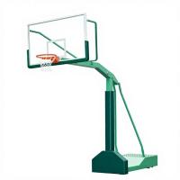 China FIBA Certified Basketball Stand with Tempered Glass Backboard and On-Site Installation for Outdoor Courts for sale