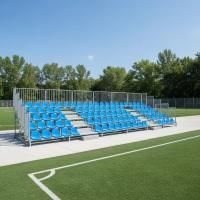 China Durable Waterproof Reusable Modular Grandstand with Plastic Seats for Sports Courts & Outdoor Events for sale
