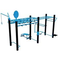 China Custom Multi-functional Outdoor Fitness Station with Rust Resistant and Eco-Friendly Design for Parks and Schools for sale