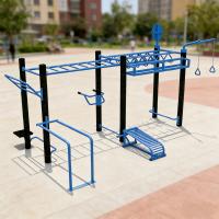 China Custom Multi-functional Outdoor Fitness Station with Rust Resistant and Eco-Friendly Design for Parks and Schools for sale
