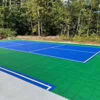 China JC Sports Portable Interlocking Suspended Flooring with Easy Installation Non-slip Shock Absorption and Weather Resistance for Pickleball Court Surface for sale