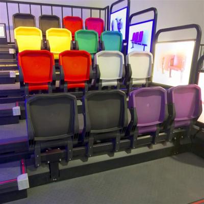 China Retractable Grandstand Seating with Foldable Backrests - Durable HDPE Material and Customizable Options for Indoor Sports Arenas for sale