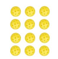 China Durable 40-Hole & 26-Hole Pickleball Balls with Eco-Friendly Material and 12-Inch Yellow Size for Children's Training for sale