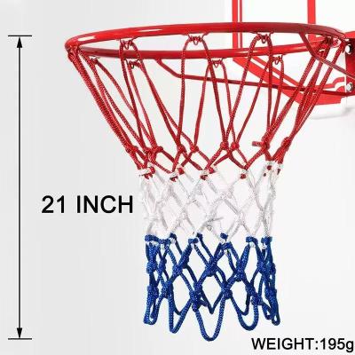 China 21 Inch Thickened Nylon Portable Basketball Net for Outdoor and Indoor Court Equipment for sale