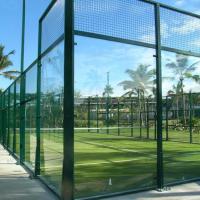 China Factory Price 12mm Thickened Tempered Glass 20*10m Padel Tennis Court With Artificial Turf for Indoor Shopping Outdoor Sports for sale