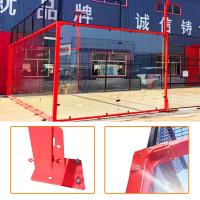 China Customized 20mX10m Panoramic Padel Court with Galvanized Steel Post and Tempered Glass for sale