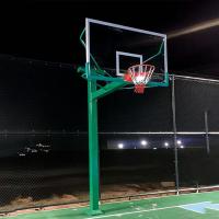 China Juncheng Outdoor Inground Fixed Height Basketball Stand Buried Installation Basketball Hoop for Community Playground for sale