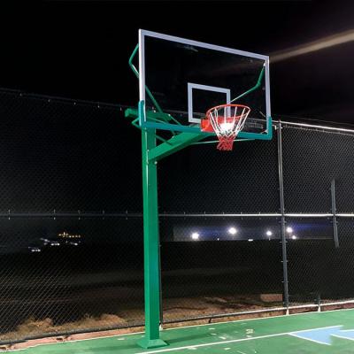 China Juncheng Outdoor Inground Fixed Height Basketball Stand Buried Installation Basketball Hoop for Community Playground for sale