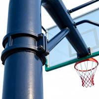 China High Stability Inground Basketball Hoop Fixed Regulation Height Waterproof Sprayed Steel Basketball Equipment for sale