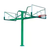 China High Stability Inground Basketball Hoop Fixed Regulation Height Waterproof Sprayed Steel Basketball Equipment for sale