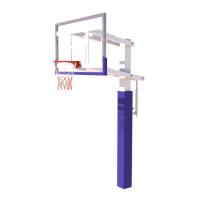 China Heavy-Duty Adult Outdoor Basketball Stand with Movable Standard Frame for School Square or Home Use for sale