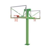 China Heavy-Duty Adult Outdoor Basketball Stand with Movable Standard Frame for School Square or Home Use for sale