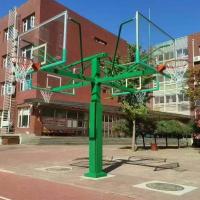 China Heavy-Duty Adult Outdoor Basketball Stand with Movable Standard Frame for School Square or Home Use for sale