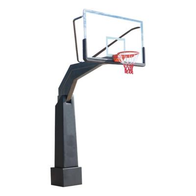 China CE Certification Premium Quality Eco-Friendly Basketball Hoop Stand Tempered Glass Outdoor American Style Basketball Stand Hoop for sale