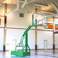 China CE Certification Premium Quality Eco-Friendly Basketball Hoop Stand Tempered Glass Outdoor American Style Basketball Stand Hoop for sale