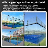 China Outdoor Use Super Panoramic Paddle Courts Cancha De Padel Custom Indoor Padel Portable Tennis Court Padel Court for sale