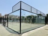 China Hot Sale Outdoor Super Panoramic Padel Court for Commercial Use Galvanized Steel Frame Padel Tennis Court Manufacturer for sale
