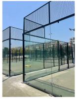 China Hot Sale Outdoor Super Panoramic Padel Court for Commercial Use Galvanized Steel Frame Padel Tennis Court Manufacturer for sale