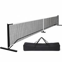 China Portable, Detachable Mobile Tennis and Pickleball Training Net Set Includes Carry Bag for Indoor Outdoor for sale
