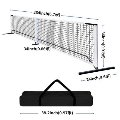 China Portable, Detachable Mobile Tennis and Pickleball Training Net Set Includes Carry Bag for Indoor Outdoor for sale