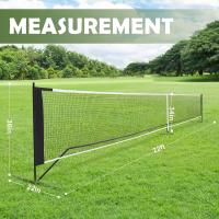 China Portable, Detachable Mobile Tennis and Pickleball Training Net Set Includes Carry Bag for Indoor Outdoor for sale