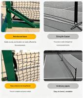 China Tournament-Grade Trendy 6.7m Pickleball Net Set Post Aluminum Alloy Customized Color Professional All Seasons Outdoor for sale