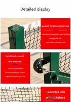 China Tournament-Grade Trendy 6.7m Pickleball Net Set Post Aluminum Alloy Customized Color Professional All Seasons Outdoor for sale