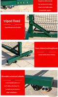 China Tournament-Grade Trendy 6.7m Pickleball Net Set Post Aluminum Alloy Customized Color Professional All Seasons Outdoor for sale
