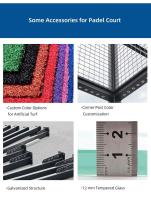 China Panoramic & Super Panoramic Steel and Tempered Glass Padel Tennis Court Outdoor Sports Equipment Source Factory for sale