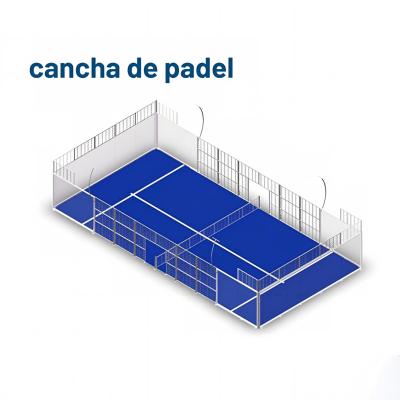 China Turnkey Panoramic Padel Tennis Court with Tempered Glass Steel Frame Durable Artificial Turf & Customizable Colors/Size ODM/OEM for sale