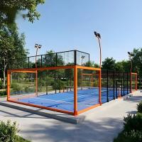China New Design Paddle Court One-stop Solution Panoramic Padel Tennis Court Padel Tennis Platform Court Factory for sale